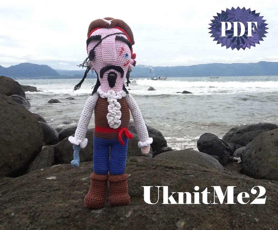 Crochet Pirate Pattern Amigurumi Toy Boy Amigurumis Doll Crochet PHOTO ...