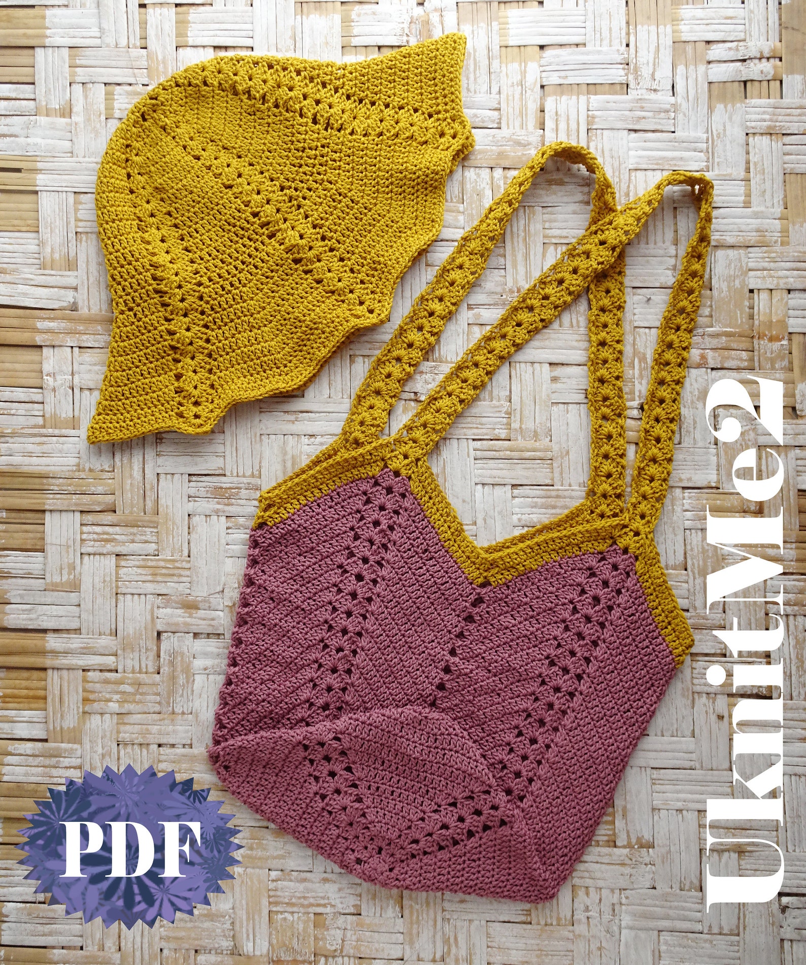 Solid Granny Square Bottom Bag Crochet Pattern - Rainbow Colorful ...