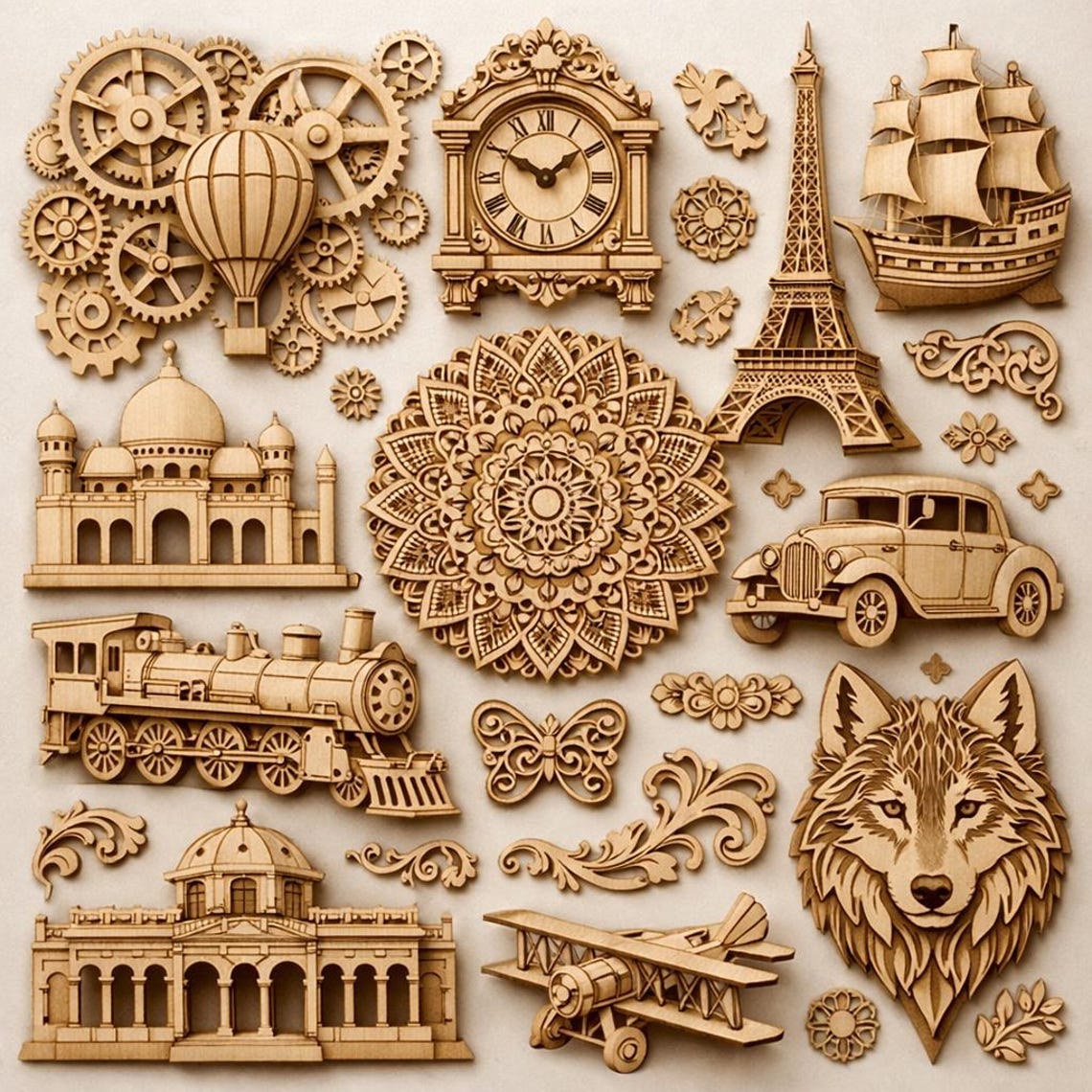 Mega BUNDLE LASER CUT & Engraving Files | 500k Designs for Diode CO2 ...