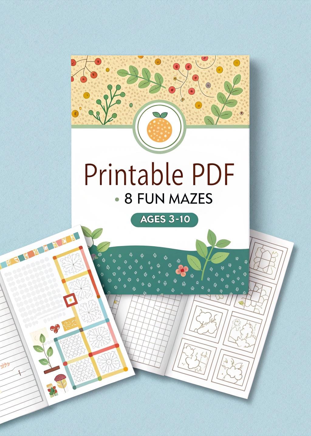 Mazes for Kids - A Fun Printable Activity Book for Brain Development - Etsy