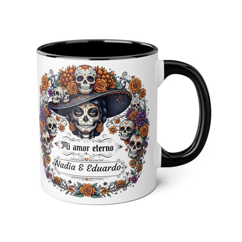 Custom Día De Los Muertos La Catrina Design, Personalized Names ...