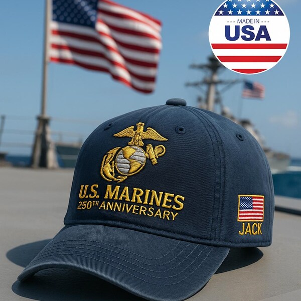 Usmc 250th Anniversary Hats - Etsy