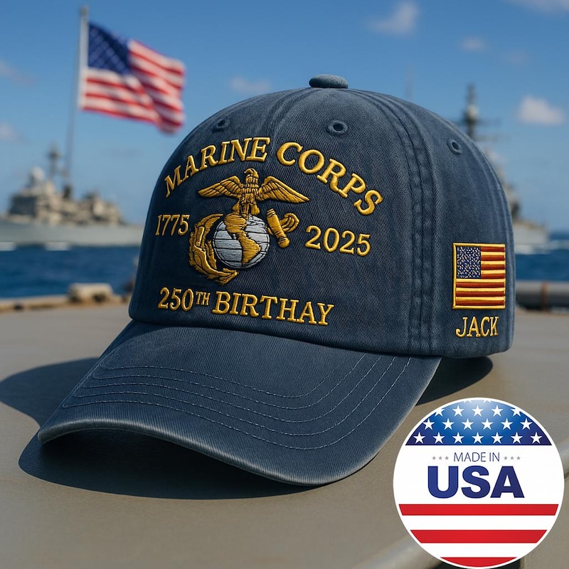 Usmc 250th Anniversary Hats - Etsy