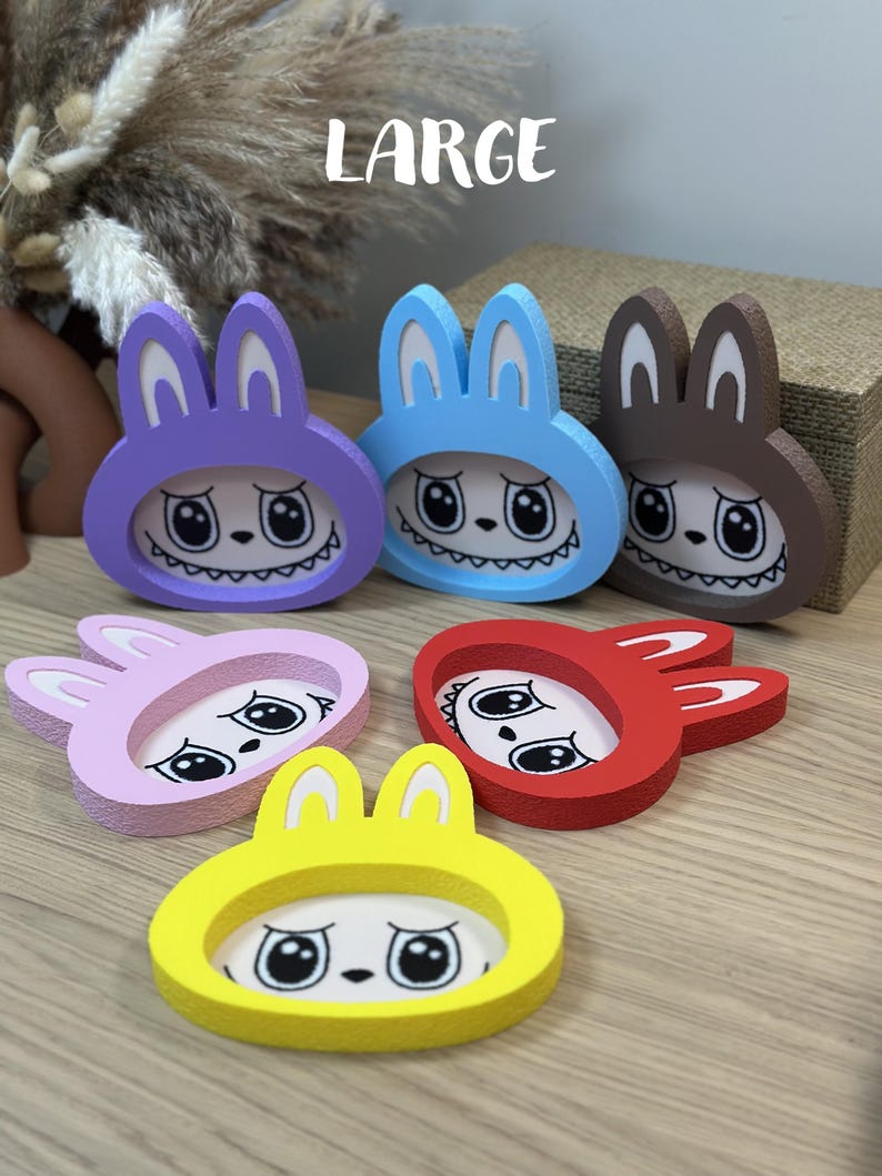 Labubu Face Tray – 3D Printed Trinket Dish & Catch-all Bowl – Small ...