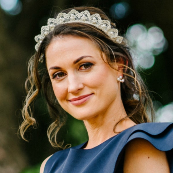 Lace Headpiece - Etsy
