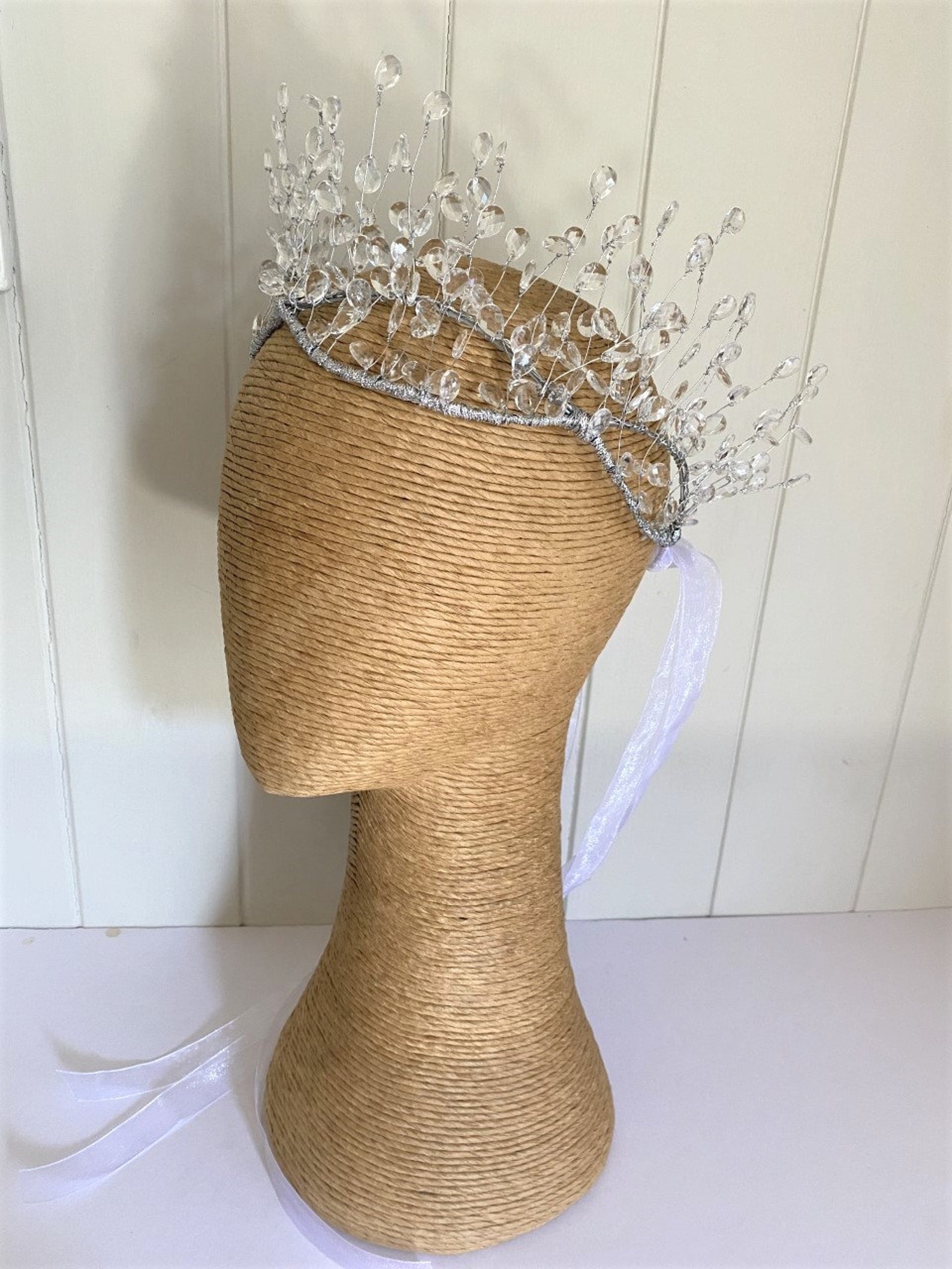 Ice Queen Crown Headpiece Headdress Cosplay Costume Headpiece Wreath ...