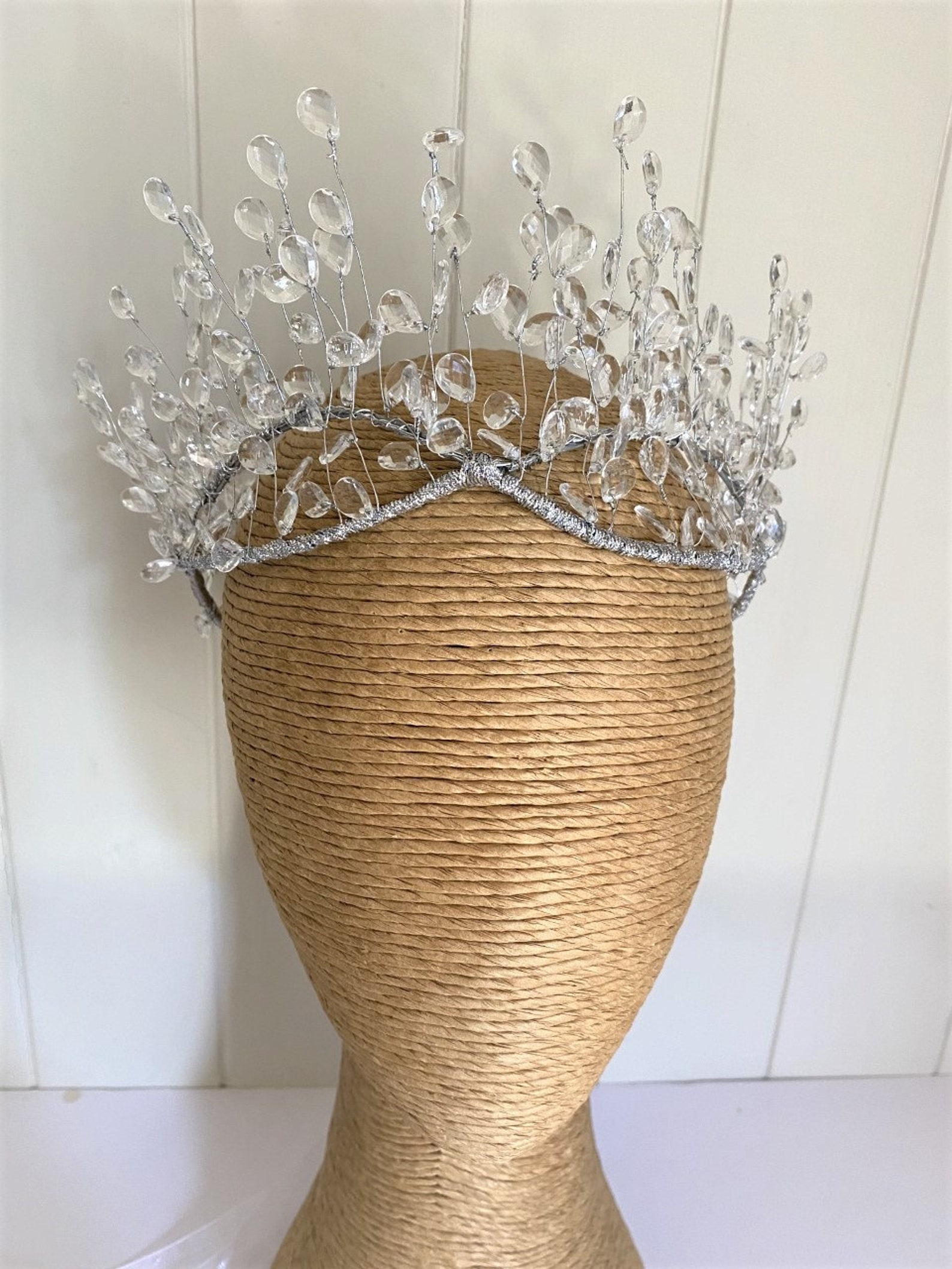 Ice Queen Crown Headpiece Headdress Cosplay Costume Headpiece Wreath ...