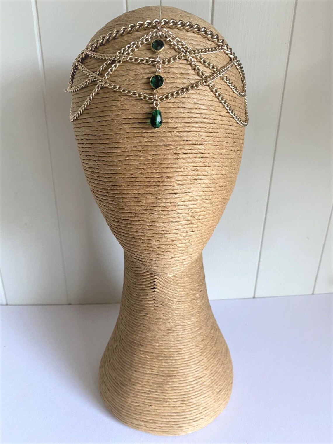 Green Headpiece Bridal Headpiece Wedding Headpiece Headpiece - Etsy