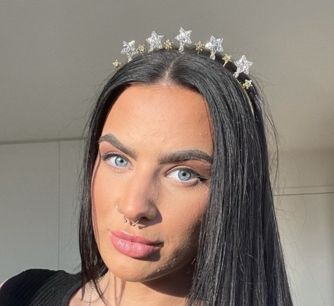Star Headpiece Star Crown Celestial Crown Starburst Headpiece Bridal ...