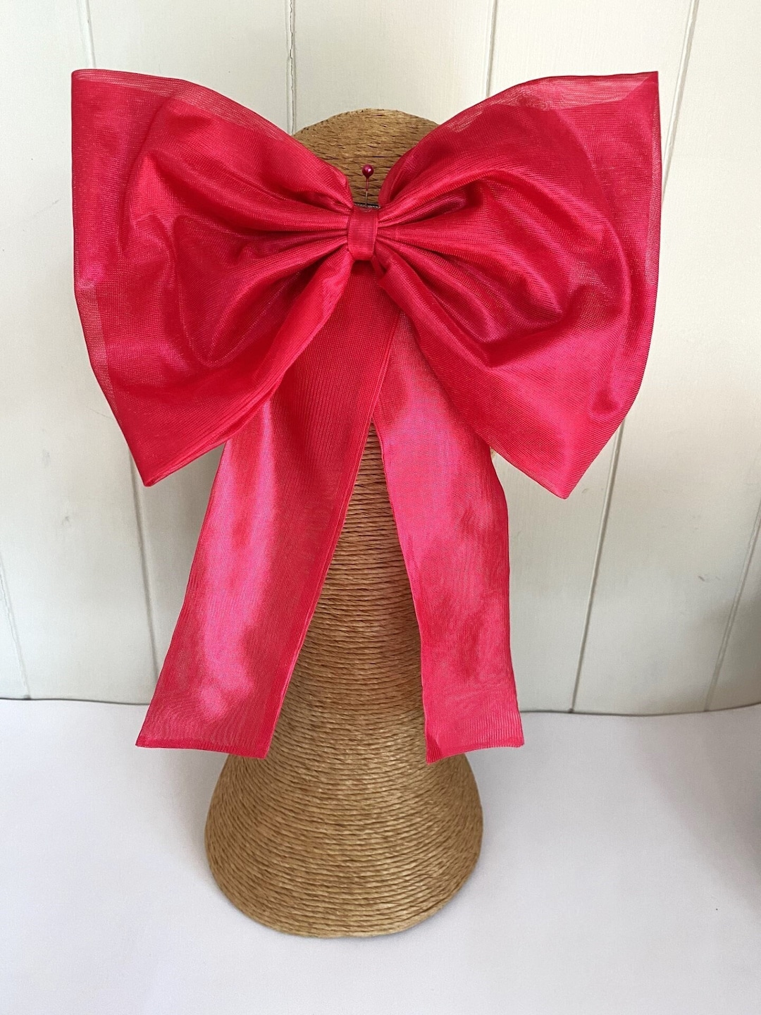 Large Fuchsia Pink Hair Bow Hot Pink Bow Pink Bow Pink Oversized Hair ...