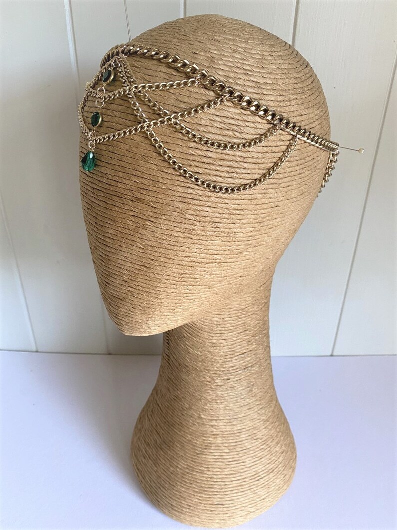 Green Headpiece Bridal Headpiece Wedding Headpiece Headpiece - Etsy
