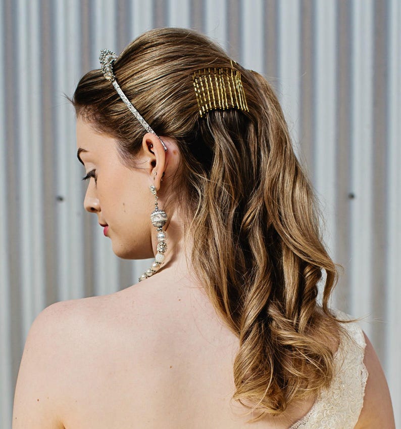 Headband Pearl Headband Race Day Headpiece Melbourne Cup | Etsy