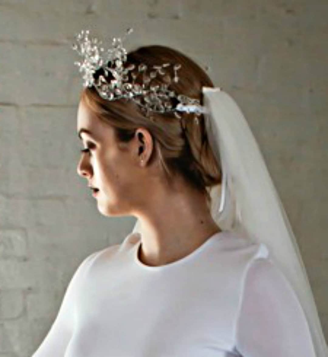 Ice Queen Crown Headpiece Headdress Cosplay Costume Headpiece Wreath ...