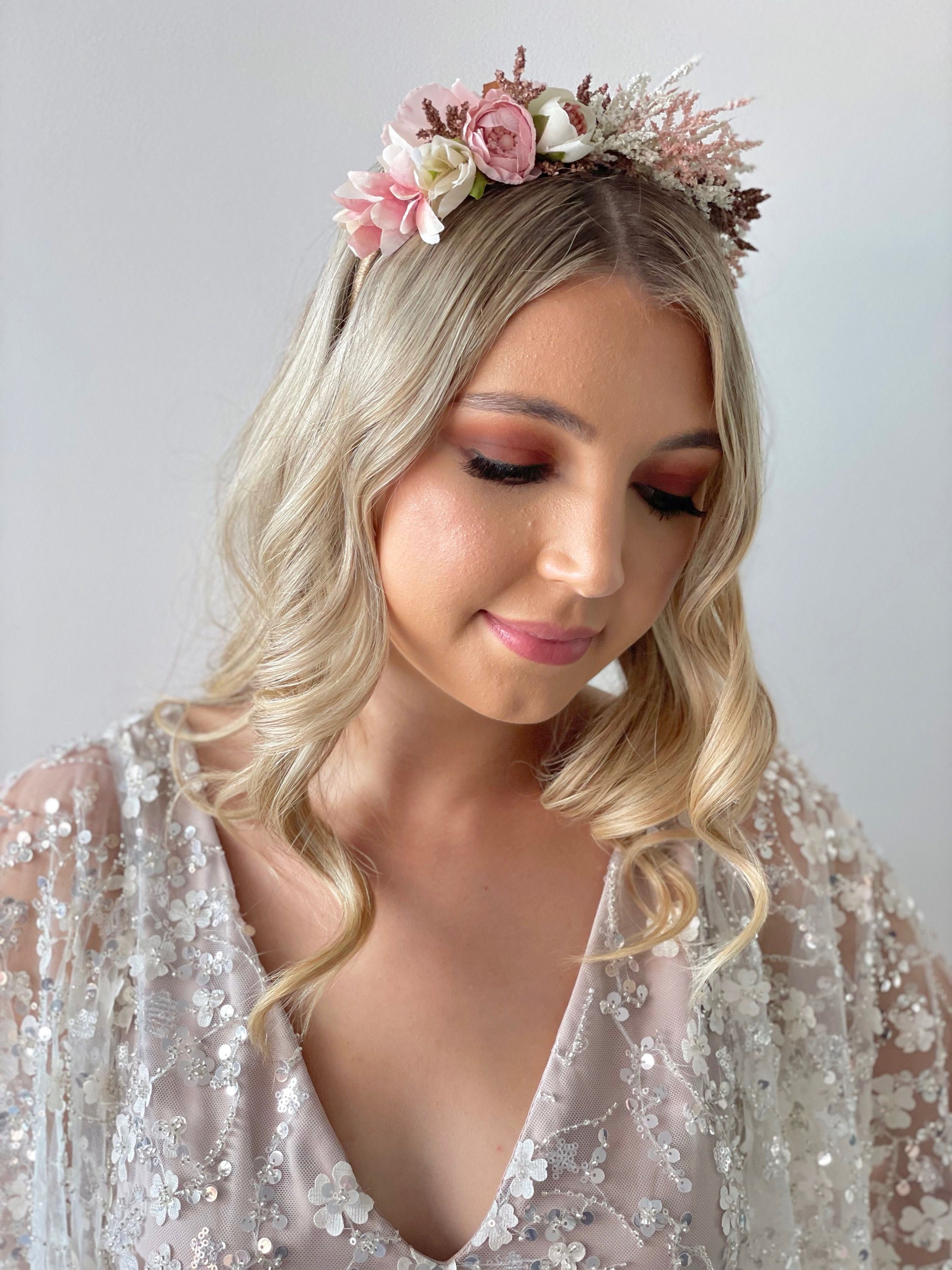 Floral Crown Pastel Hair