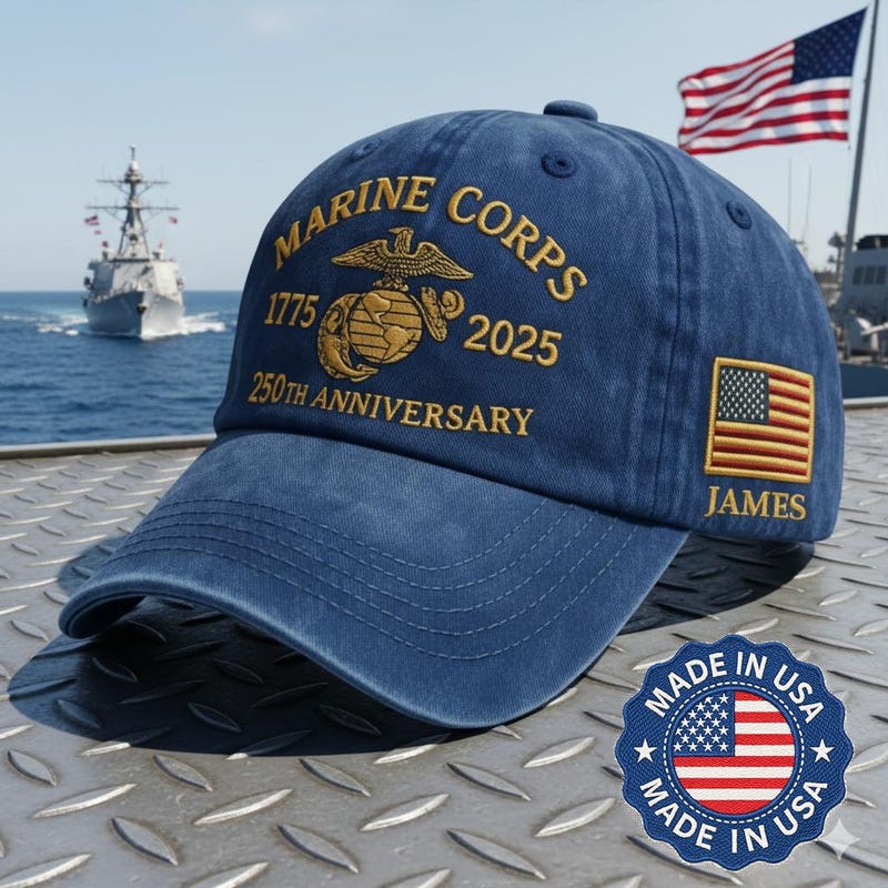 Usmc 250th Anniversary Hats - Etsy
