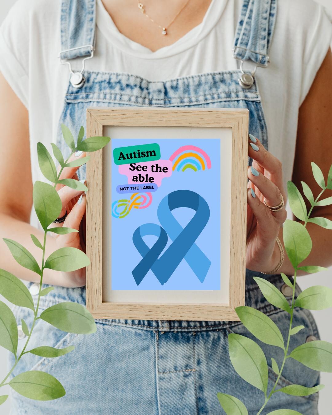Autism Awareness Poster | “see the Able, Not the Label” Quote ...