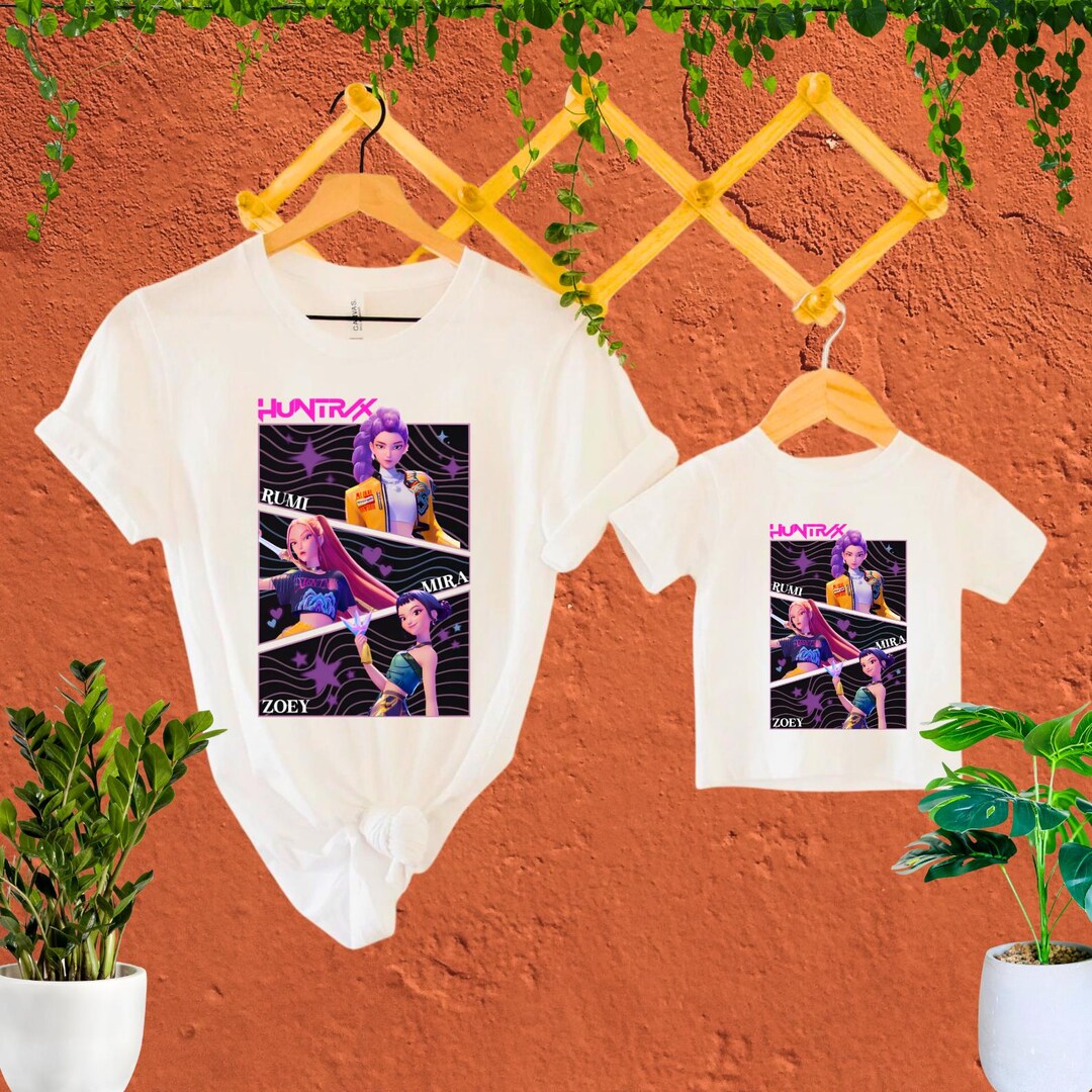 Kpop Demon Hunter Huntrx Shirt – Rumi Mira Zoey Anime Idol Tee – Fan ...