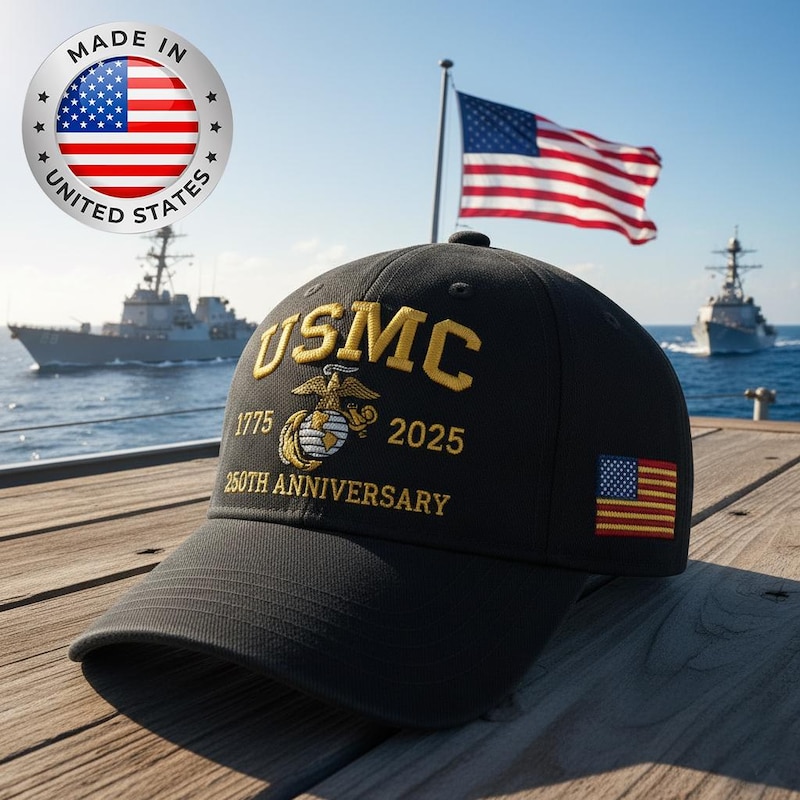 Usmc 250th Anniversary Hats - Etsy