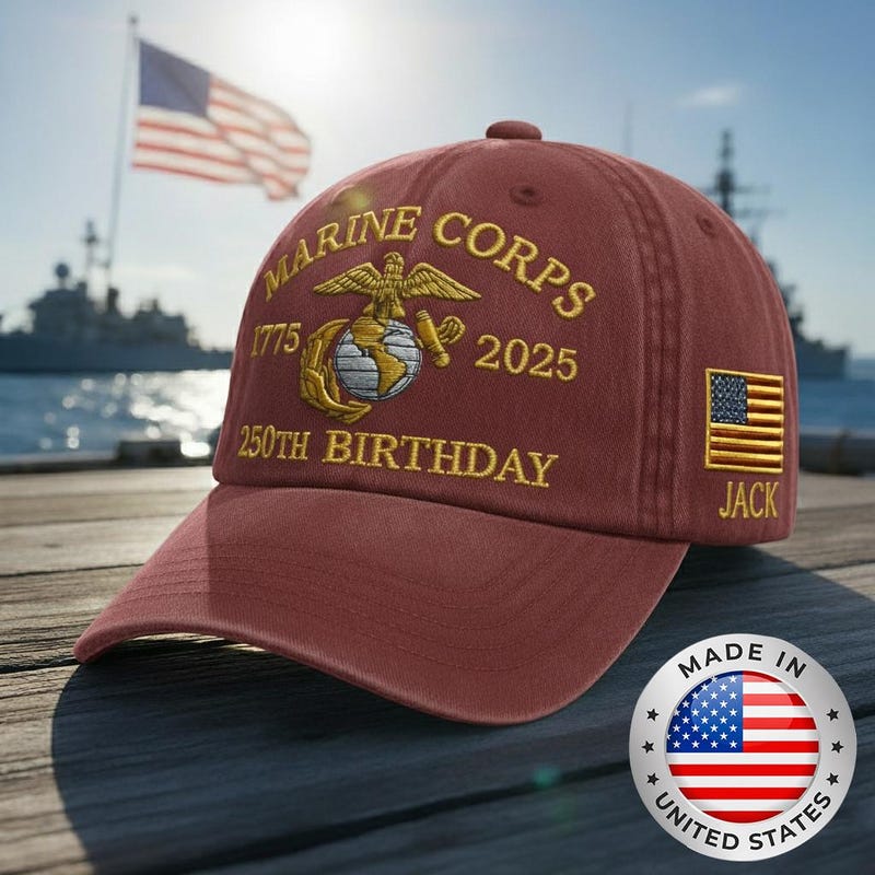 Usmc 250th Anniversary Hats - Etsy