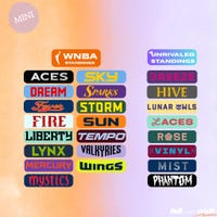 Wnba Logos, All Team Logo Wnba - Etsy