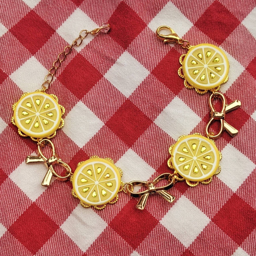 Sweet Lemon Bracelet - Etsy