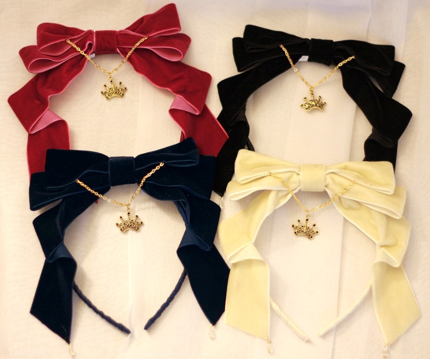 Made to Order: Regal Velvet Bow - Etsy
