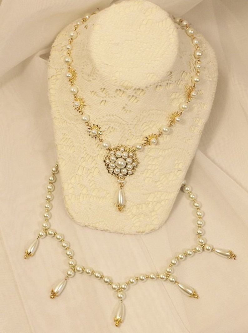 Starburst Pearl Carcanet - Etsy