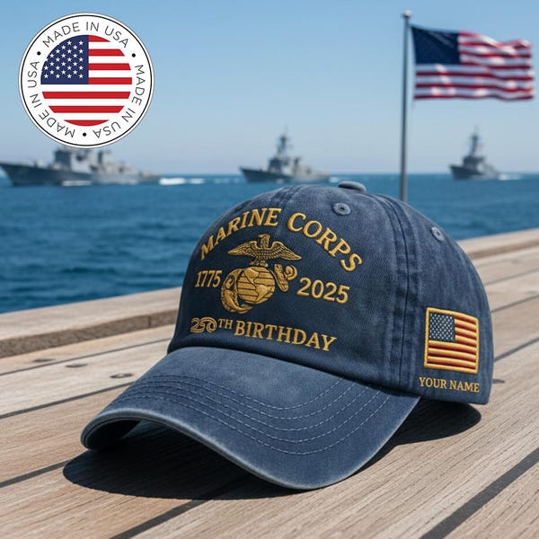 Usmc 250th Anniversary Hats - Etsy