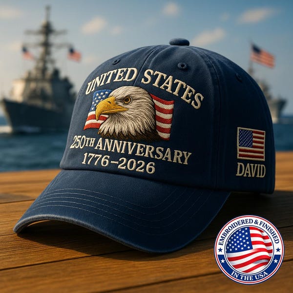 250 Th Anniversary Usa Ball Caps - Etsy