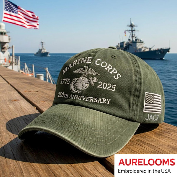 Usmc 250th Anniversary Hats - Etsy