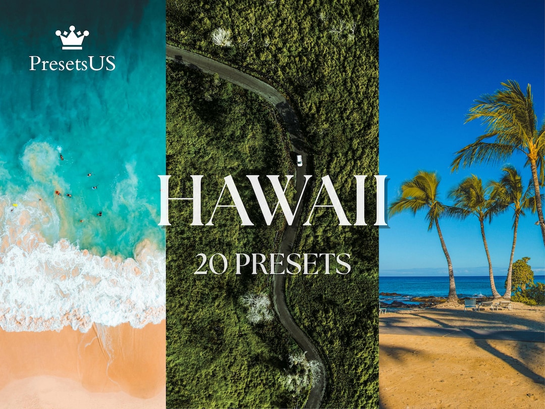Hawaii Lightroom Presets: Tropical Summer Beach Filters (mobile ...