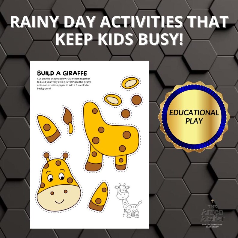 Cut and Paste Crafts for Kids Creative Paper Craft Book Preschool ...