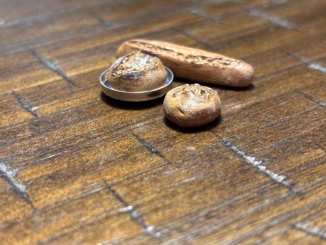Miniature Rustic Bread Loaves - Etsy