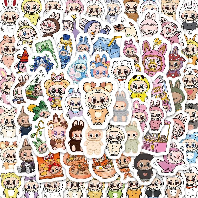 Labubu Stickers - Etsy