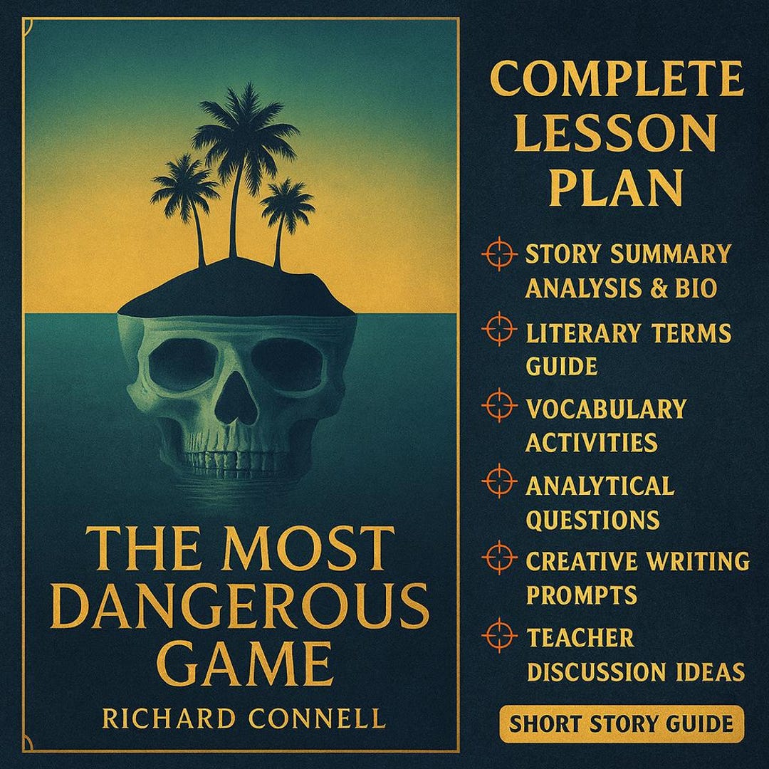 The Most Dangerous Game | Complete Literature Study Guide With ...