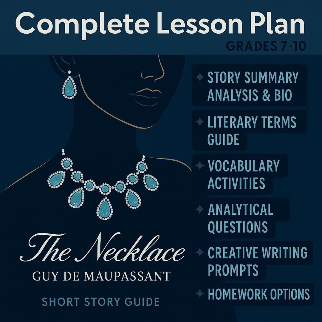 The Necklace Lesson Plan – Figurative Language Analysis, Vocabulary ...