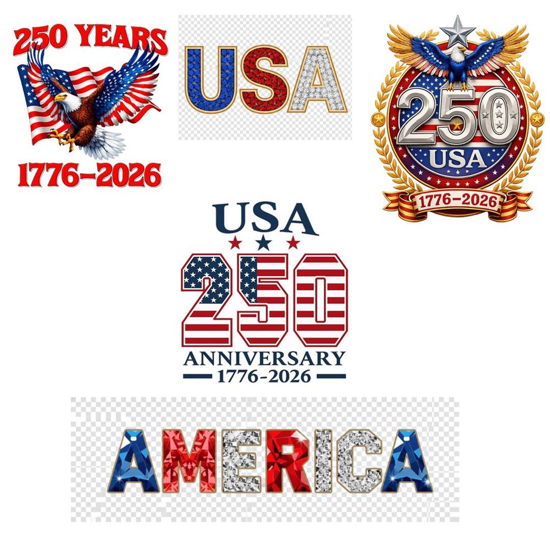 Anniversary(250) Bundle (5nos) Png | Celebrate Our 250th Anniversary ...
