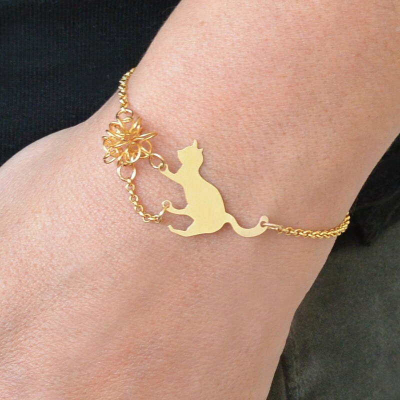 Cat Bracelet - Etsy