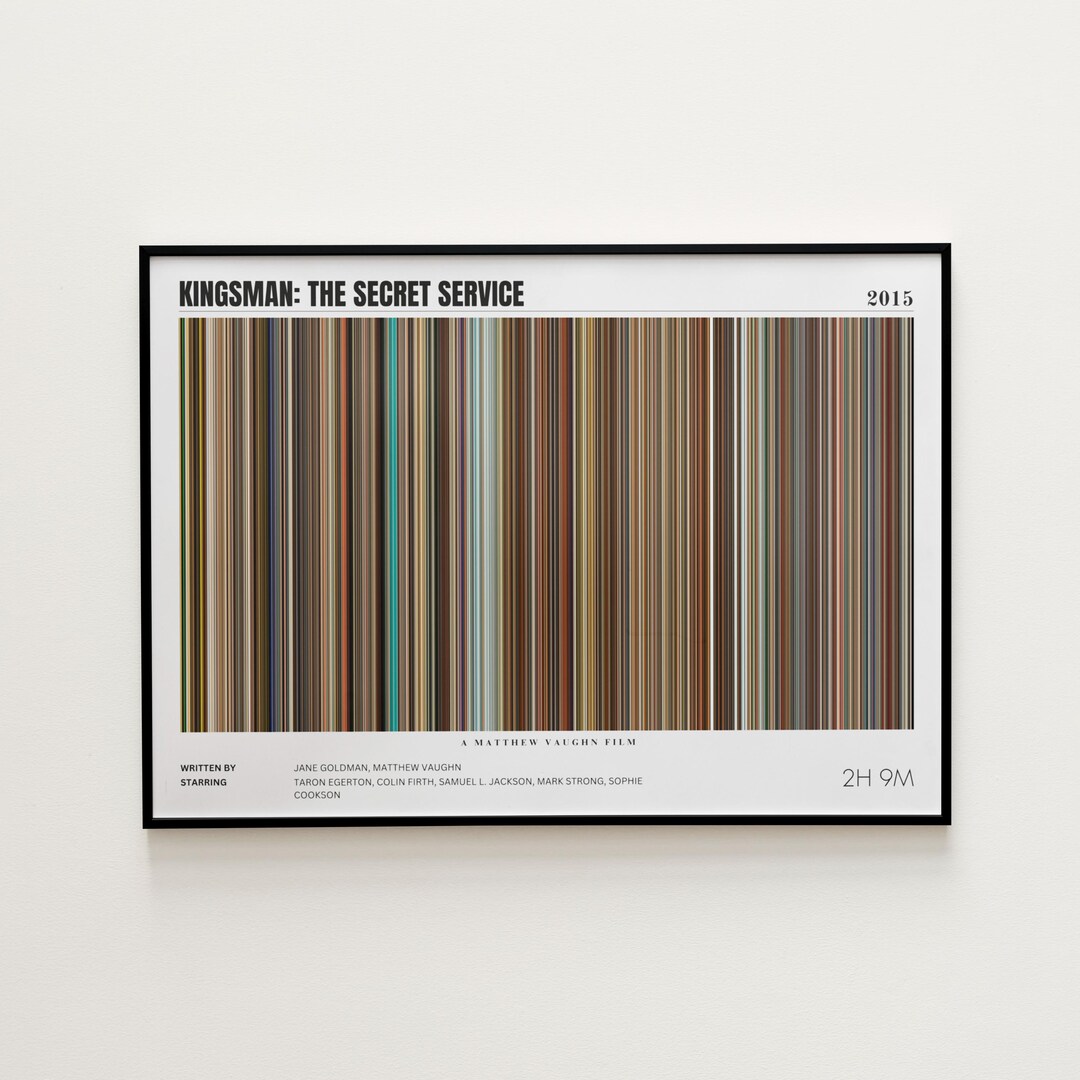 Kingsman the Secret Service Movie Poster, Horizontal Movie Print ...