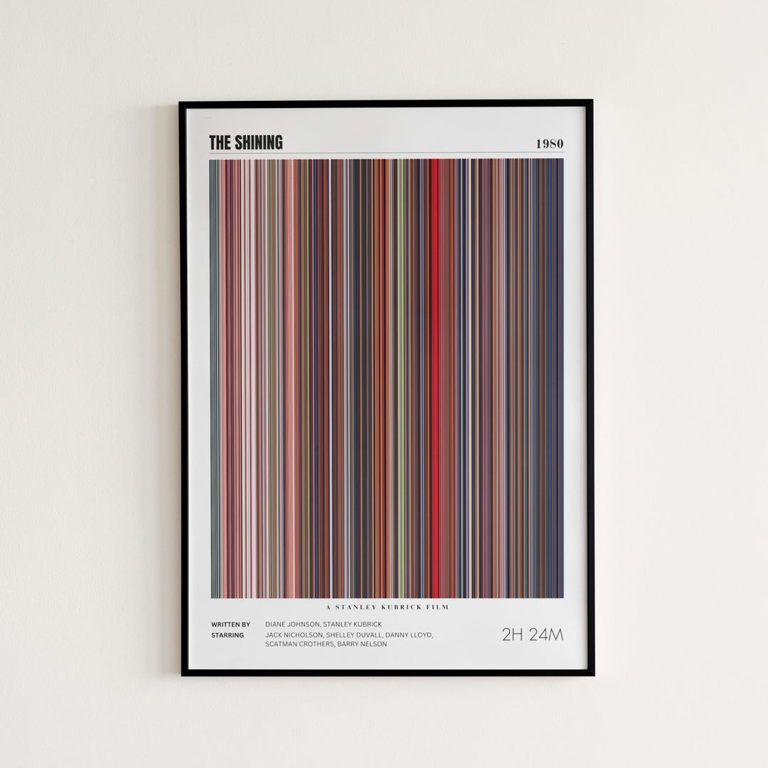The Shining Movie Poster, Jack Nicholson, the Shining Print, Frame by ...