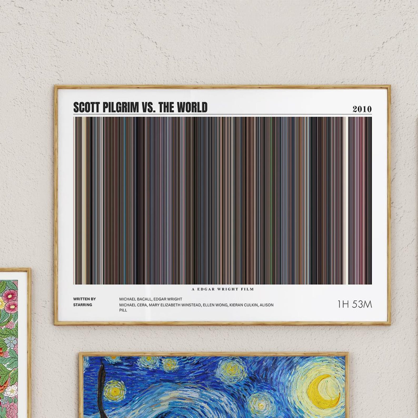 Scott Pilgrim Vs. the World Movie Poster, Horizontal Movie Print, Scott ...