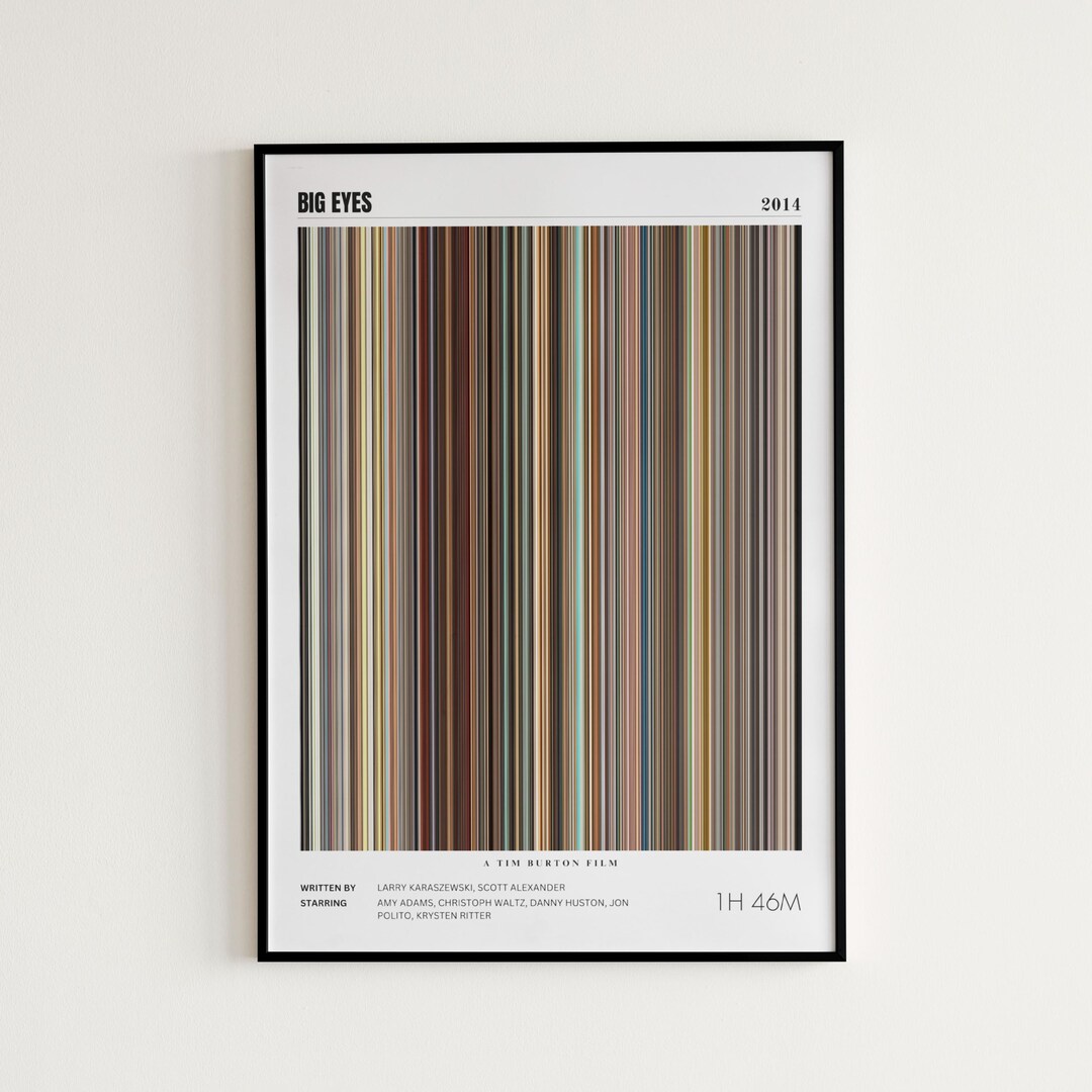 Big Eyes Movie Poster, Amy Adams, Big Eyes Print, Frame by Frame Movie ...