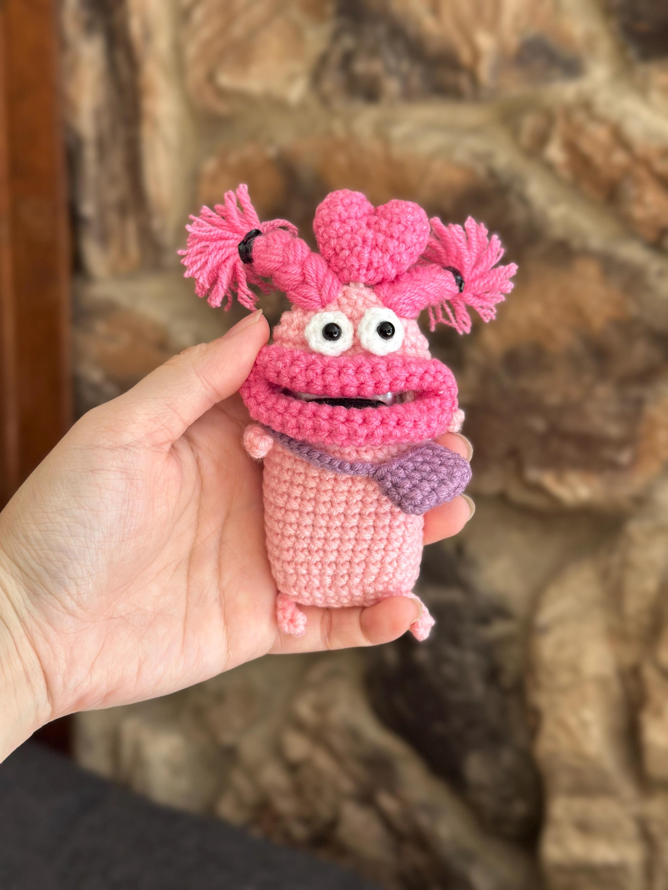 Crochet Car Key Fob Cover Holder Big Mouth Monster Sausage Easter ...