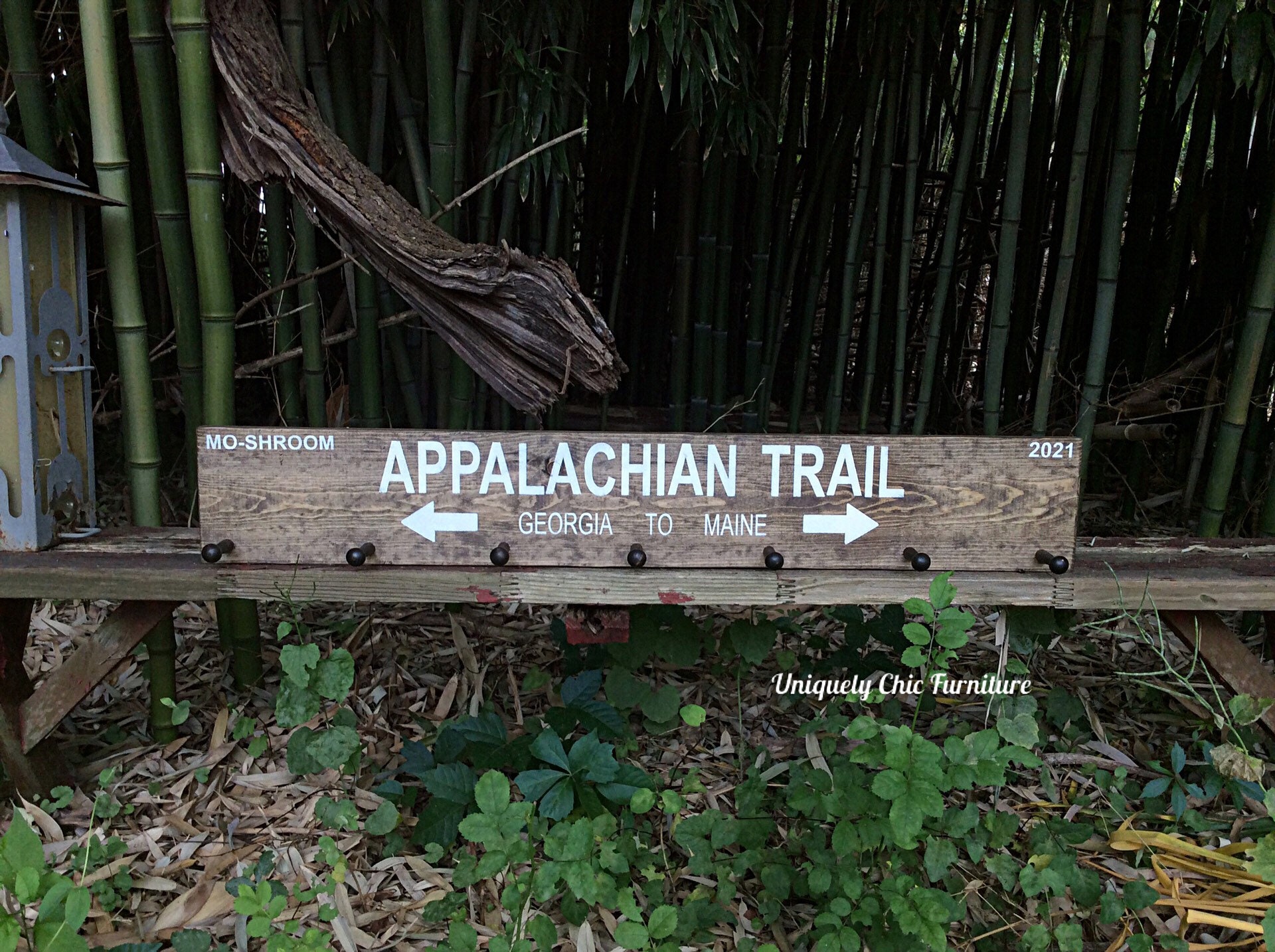 Appalachian Trail Sign Coat Rack Gear Holder Hiker Gift | Etsy