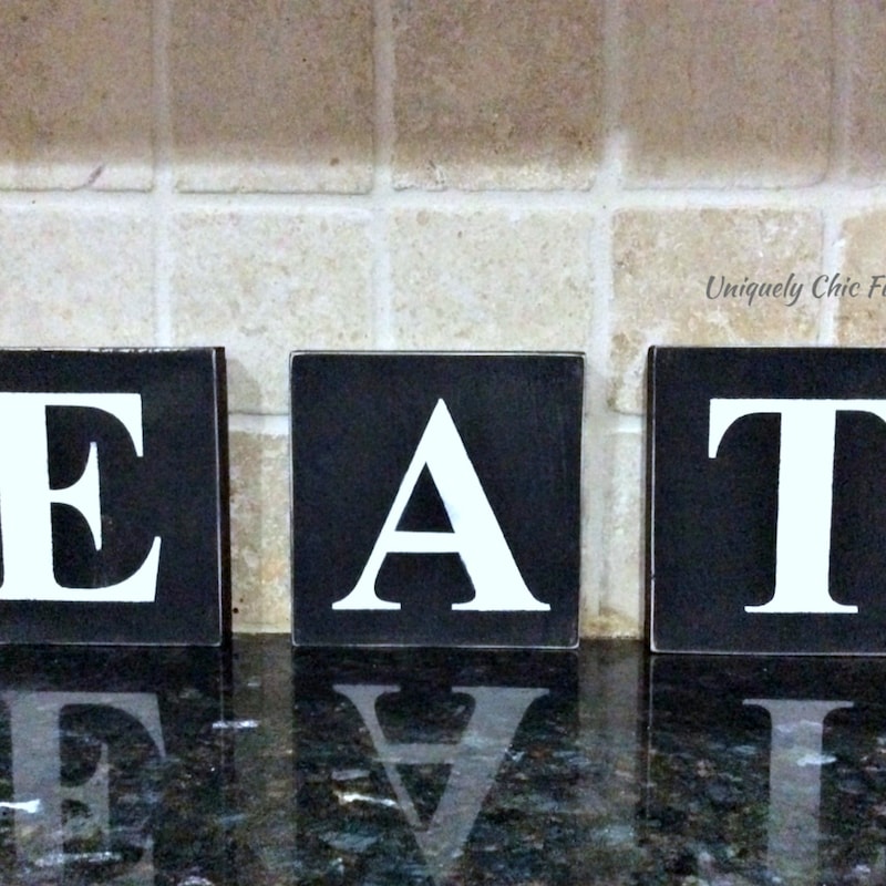 Kitchen Letters - Etsy