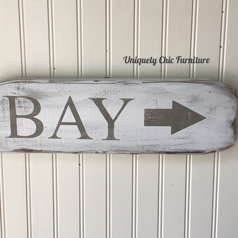 Weathered Beach Sign - Etsy