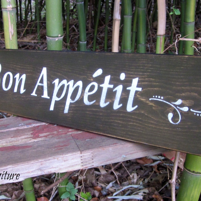 Bon Appetit Sign - Etsy