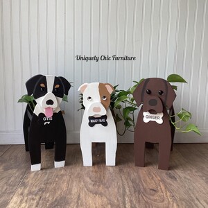 Labrador Retriever Dog Planter, Dog Lover, Gift, Wood, Birthday ...