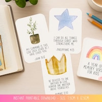 52 Bible Verse Memory Cards - Etsy