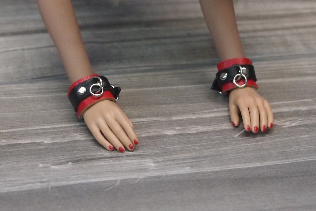 Bondage Wrist and Ankle Cuffs for 1/6 Scale Doll, Phicen, Barbie, Hot ...